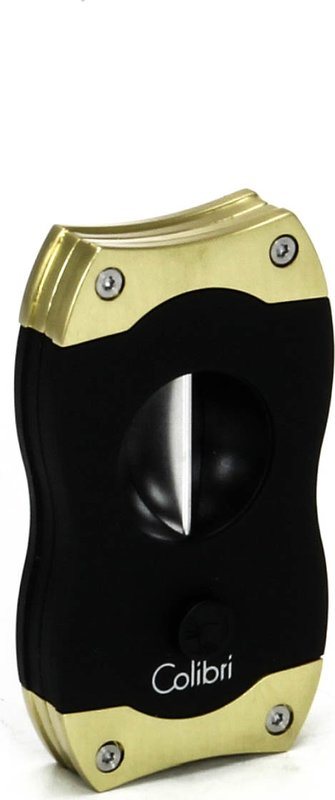 Colibri V-Cut Zigarrencutter schwarz / gold | Tiefster Preis